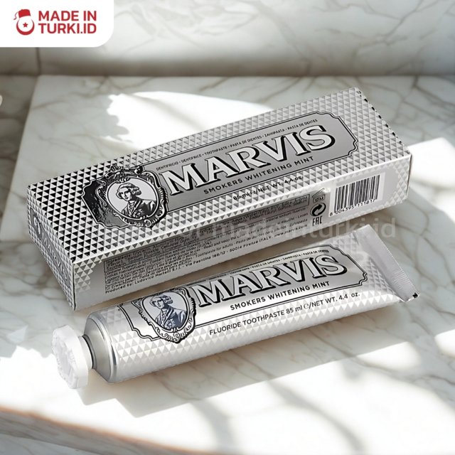 Marvis Smokers Whitening Mint 85ml - Marvis Pasta Gigi Premium Pemutih ...