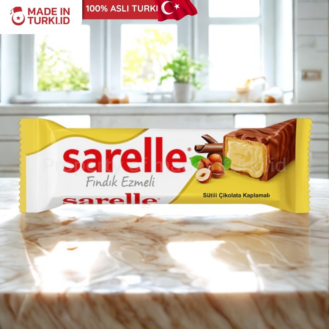 Sarelle Findik Ezmeli 33gr - Sarelle Wafer Pasta Cokelat Hazelnut Turki ...