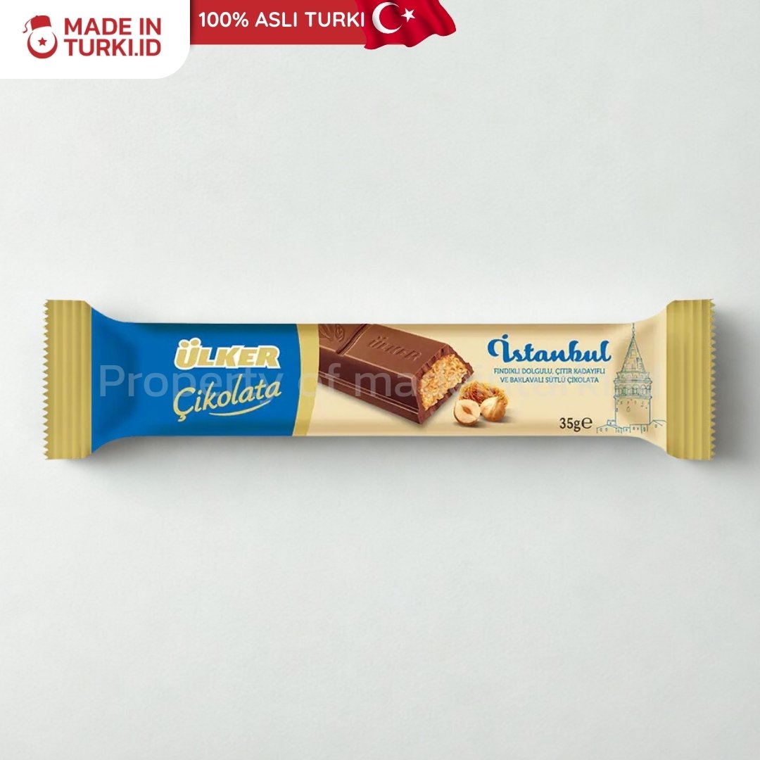 Ulker Cikolata Istanbul Mini 35gr – Ulker Cokelat Istanbul Hazelnut ...