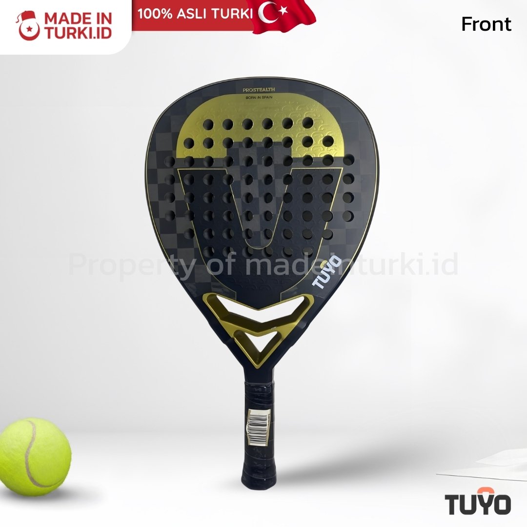 Tuyo Pro Stealth Gold Padel Racket – Raket Padel Tuyo Pro Stealth Emas ...